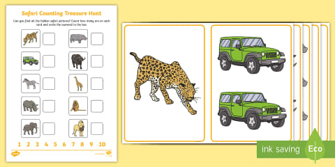 My New Class Safari Trail Scavenger Hunt