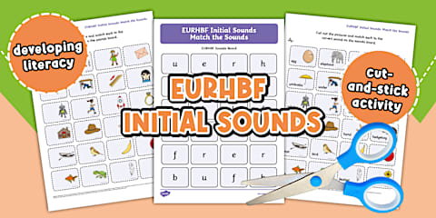 SATPIN Initial Sounds: Match the Sounds Activity Sheets