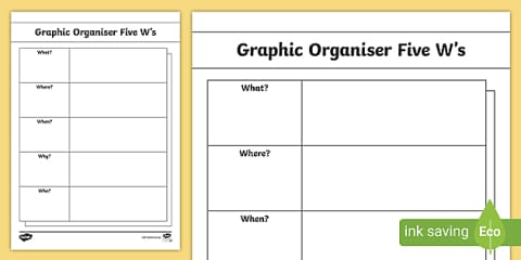 Narrative Writing Graphic Organizer for 3rd-5th Grade