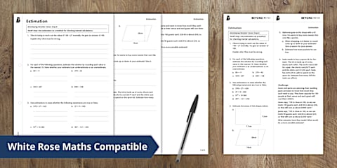 Second Grade Making Estimations With Word Problems Worksheet