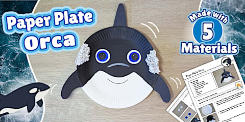 Paper Plate Capybara Craft