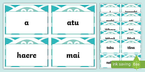Te reo Māori - Alphabet and High Frequency Words