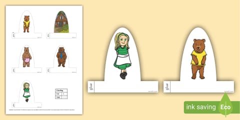 Goldilocks Diorama Craft