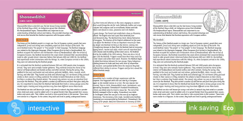 Remarkable Indigenous People of Turtle Island (Canada) Reading ...