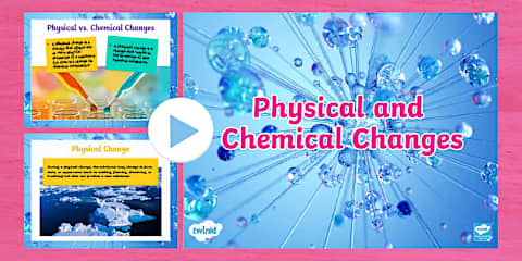 Signs of a Chemical Change Poster