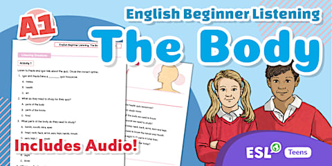 ESL Beginner Listening: All About Sport [Teens, A1]