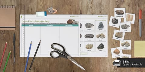Types of Rocks for Kids | Worksheets & Lesson Pack | Year 3