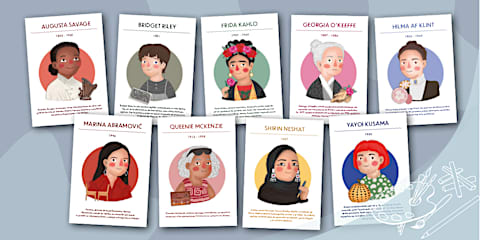 Celebrating Women in Art Posters Pack