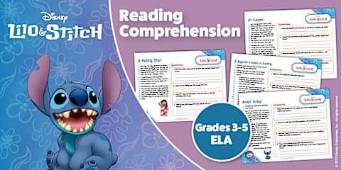 Lilo & Stitch: Grammar Mystery for 1st-2nd Grade