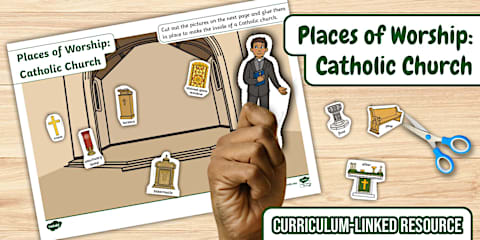 Places of Worship Church Worksheet