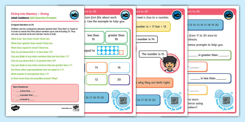 Year 1 Diving into Mastery: Step 10 Estimate on a Number Line to 20 ...
