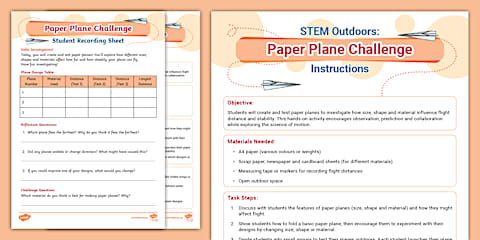 STEM Outdoors: Parachute Drop Experiment
