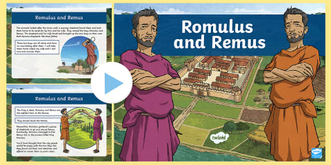 Romulus and Remus Story Cards - romans, rome, roman stories, card
