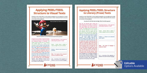 PEEEL/TEEEL Paragraph Structure Poster - Beyond English