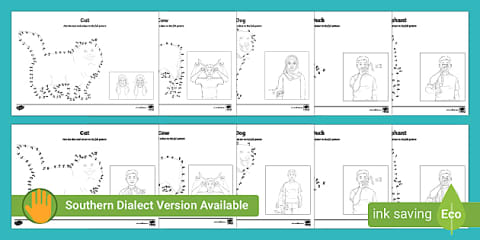 Auslan Animal Signs Peg Activity Pack | Teaching Resources