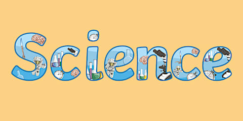 Year 5 Science Themed Display Lettering Resource Pack