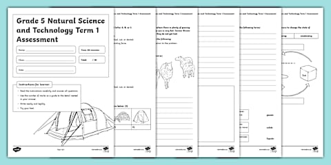 Grade 5 - Natural Sciences and Technology - Term 3 - Stored Energy ...