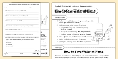 Grade 8 - English FAL – Writing and Presenting - Friendly Letter (CAPS ...
