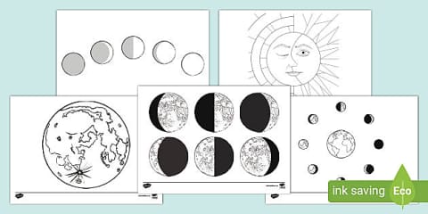 Moon Colour By Number Quiz