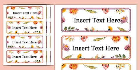 Wildflower Botanical Learning Goal Cards