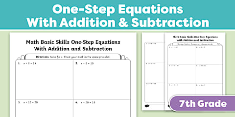Sixth Grade Solving One-Step Equations Summer Joke Crack the Code Worksheet