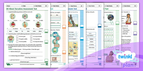 French: Assessment Test Pack Year 4