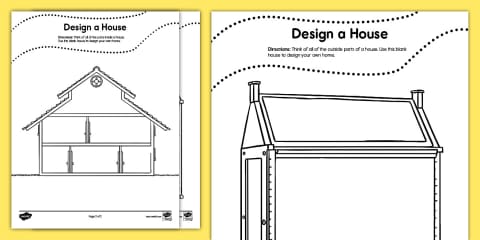 Design a Dream House Activity Sheet