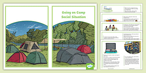 School Camp Visual Timetable