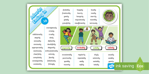 '-ly' Adverbs Spelling Activity | Grammar Resources