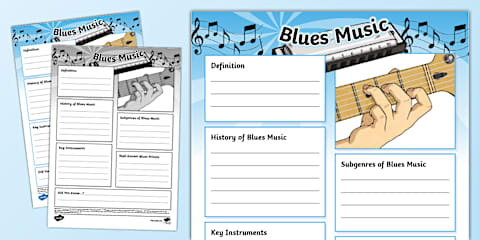 Blues Music Mind Map