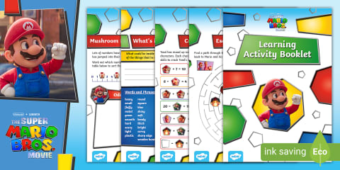 Super Mario Bros.: Mario Maths – Times Tables Worksheets Pack
