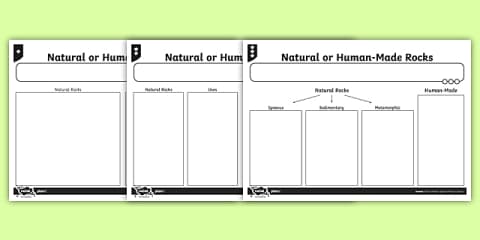 Everyday Uses of Rocks Worksheet