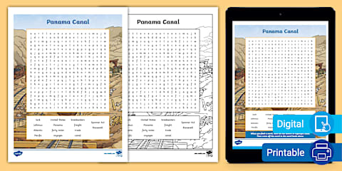 All About the Panama Canal Reading Passage Comprehension With Cut and ...