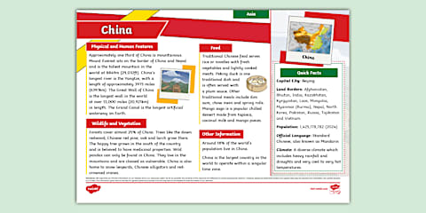 10 Interesting Facts About China Poster