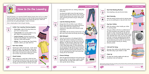 Twinkl Symbols: Doing the Laundry Complete Pack