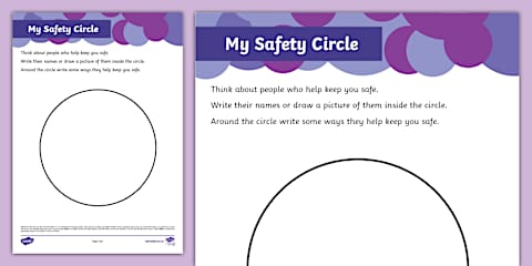 Child Protection Colouring Sheet | Primary | Teacher-Made