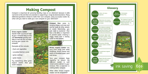 Composting Guidance and Activity Ideas