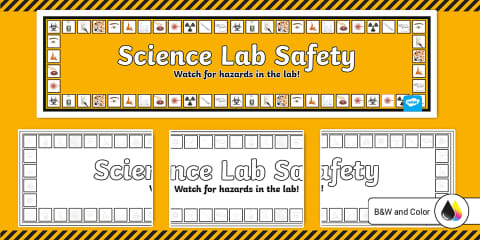 Science Code of Conduct Lab Safety Posters for 6th-8th Grade