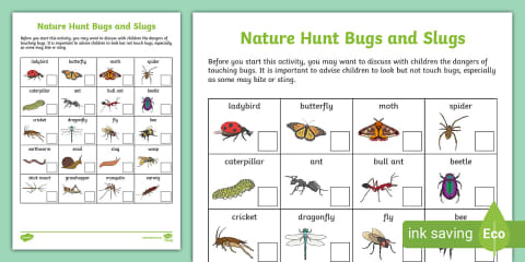Using Our Nature Walk Scavenger Hunt