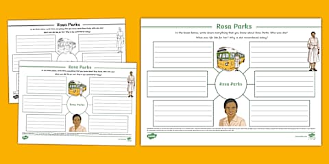 Rosa Parks Fact File Template