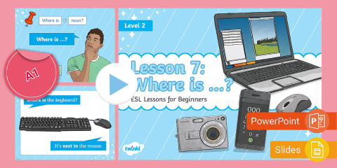 ESL Curriculum Level 2, Lesson 7 Worksheet