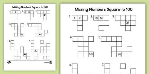 Extending Patterns with Table of Values Activity Sheet