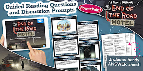 'Planet XJ21' Guided Reading Questions and Discussion Prompts PowerPoint
