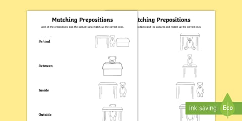 Positional Language Word Cards | EYFS Maths Resources