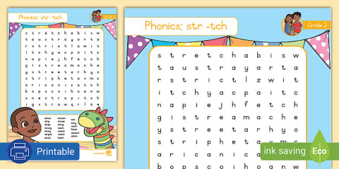 Grade 2 Phonics: ai Wordsearch