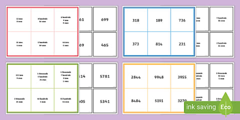 Place Value 2-Digit Numbers Bingo