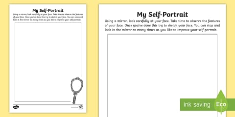 My Inner and Outer Self-Portrait Activity Pack