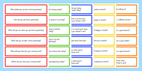 100 Circle Time Questions to Ask Just for Fun Booklet