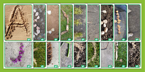 Sticks and Bark: Nature Play Tray