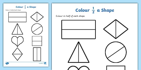 Find a Half of an Object or a Shape | KS1 Maths Concept Video